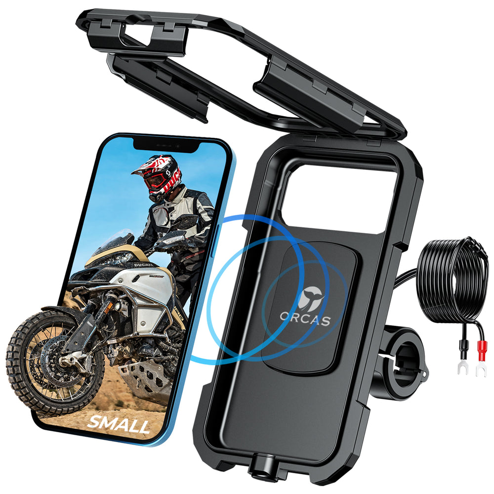 Orcas Motorbike Phone Holder Waterproof with Wireless